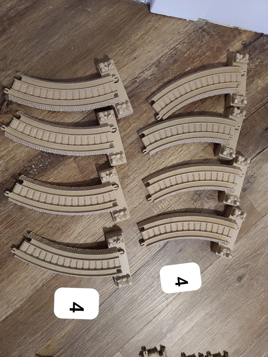 Thomas Friends Trackmaster Train 87 Pc Tan Beige Track LOT