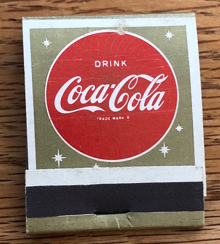 Coca-Cola Matchbook Matches Coke Soda 1960's Vintage Original Snowflake ...