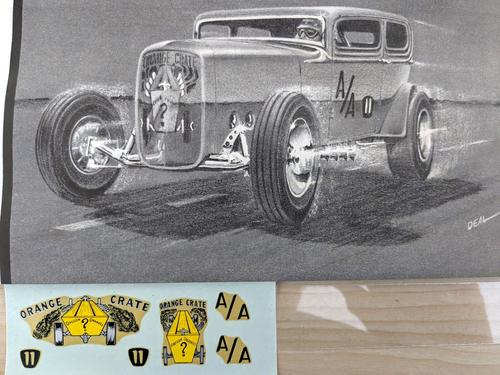 RARE! *ORIGINAL VINTAGE REVELL H-1289 ORANGE CRATE 32 FORD KIT *SEALED ...