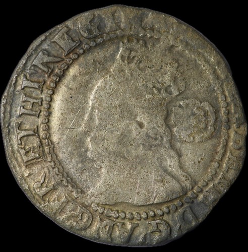 Scarcer Elizabeth I 5th issue Threepence MM Sword S2573 (bust 4D) | eBay