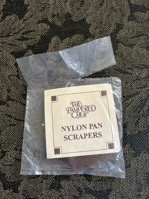 Set of 3 Pampered Chef Brown Nylon Pan Scrapers #2610 for sale online ...