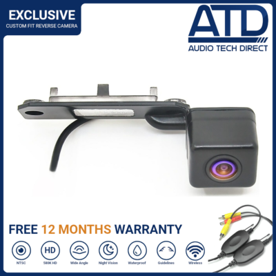 WIRELESS Reverse Camera For VW T5 T5.1 T6 Transporter Caddy 3 Number ...