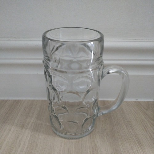 German Beer Stein Glass, 1 Litre | eBay UK