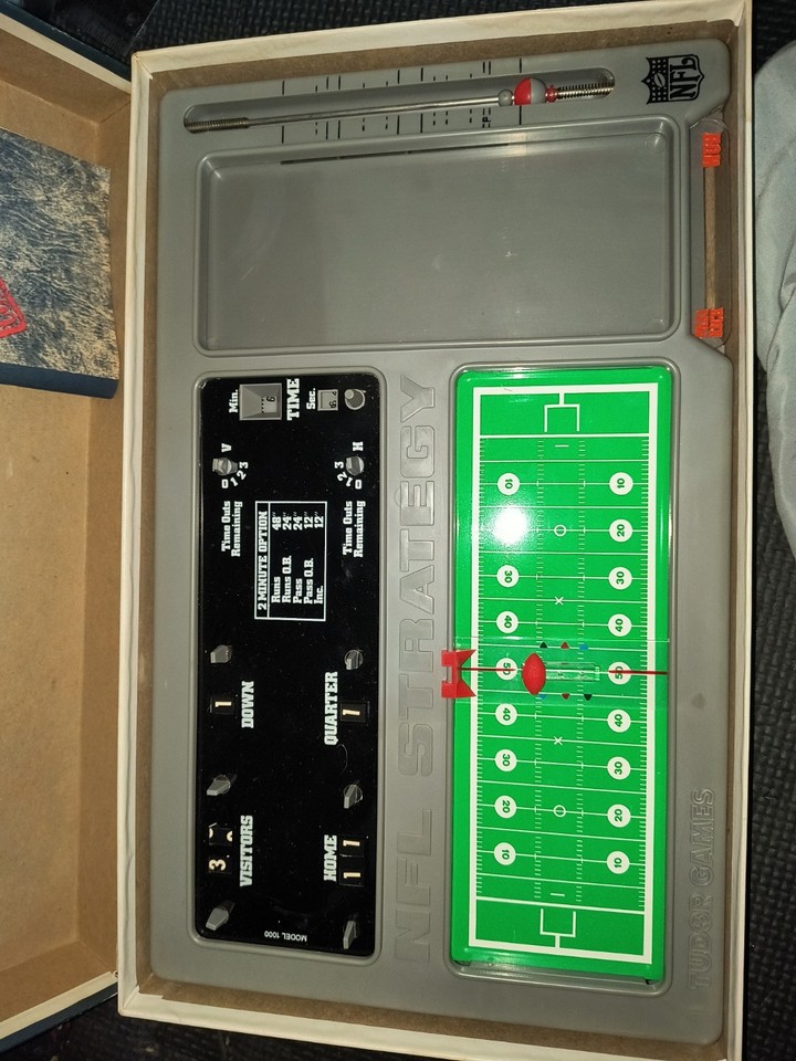 Vintage NFL Strategy Football by Tudor Games 1979/80. Complete with ...