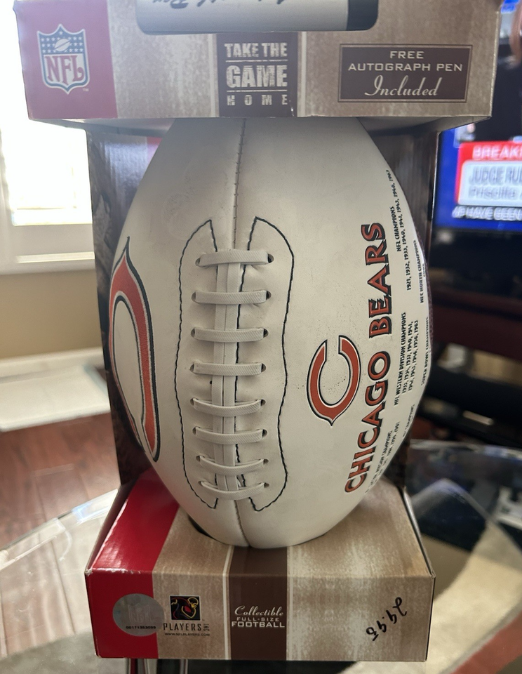 Chicago Bears Collectible Full Size Football, NFL | eBay