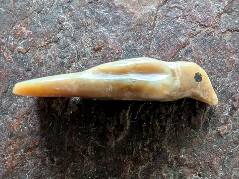 Vintage Zuni Andrew Emerson Quam Carved Bird Single Bead | eBay