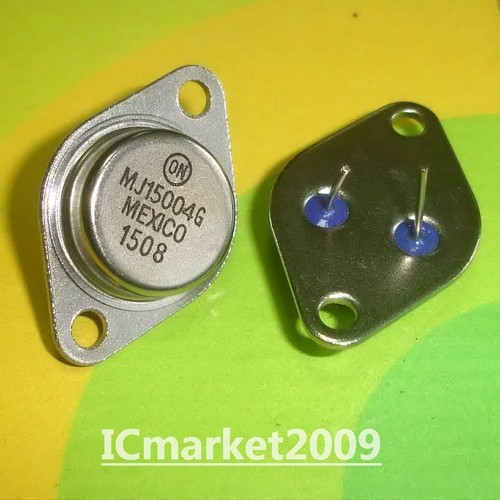 2 PCS MJ15004G TO-3P MJ15004 Complementary Silicon Power Transistors | eBay