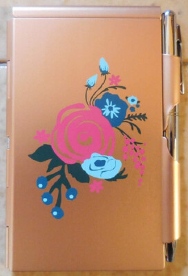 NEW Wellspring Flip Note Sherbet Floral Notepad with Pen | eBay
