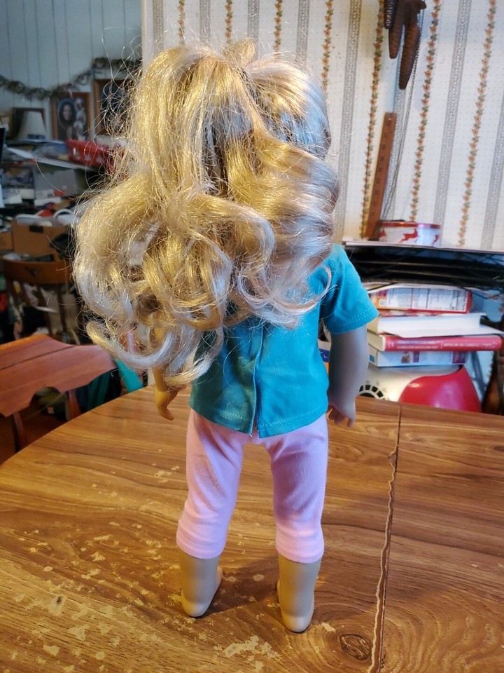 American Girl TENNEY GRANT Doll Long Blonde Hair Freckles | eBay