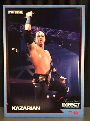 2011 Kazarian TNA Tri-star WWE Wrestling Card #80 NWA AEW SCU Kaz Elite ...