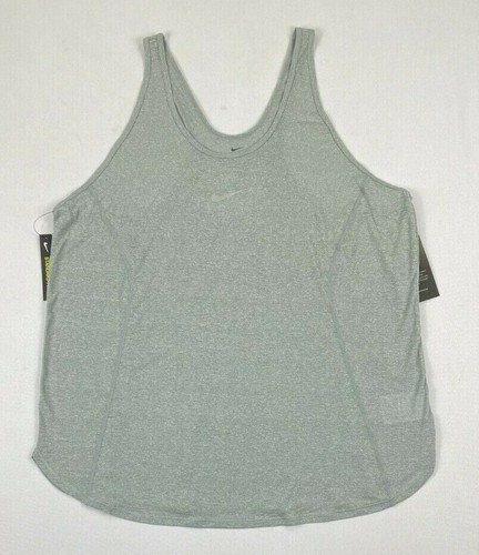Women's Nike Dry Dri-Fit Standard Fit Sheer Lightweight Polyester Tank ...