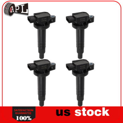 4 Ignition Coil Pack For Toyota Yaris Prius Echo Scion xA xB 1.5L L4 ...