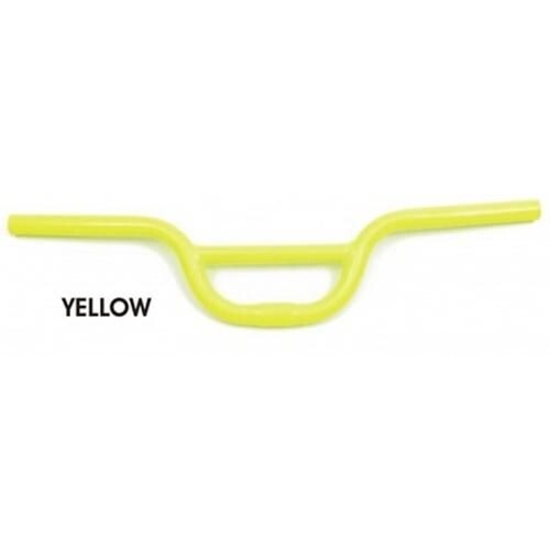Fixie Riser Handlebars — 25.4mm Clamp / 56cm Wide / 100mm Rise / Yellow ...