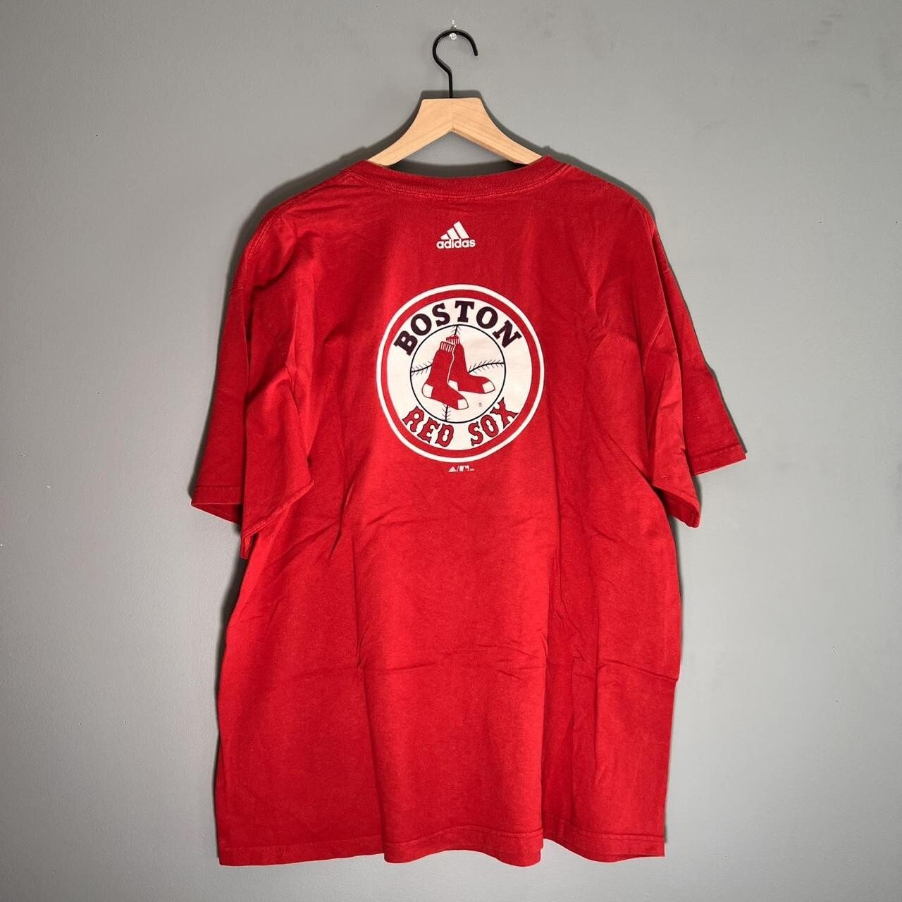 Vintage 2002 Boston Red Sox Adidas Center Logo Big Gr… - Gem