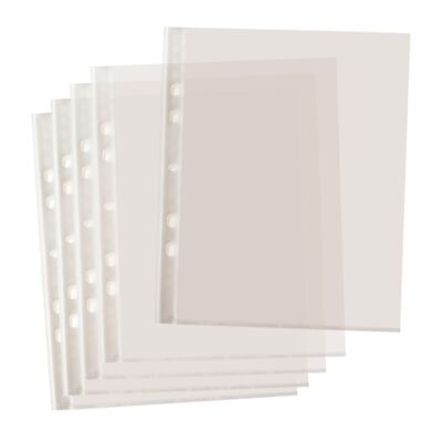 Pack of 200 A5 Glass Clear Punched Pockets by Janrax | eBay UK