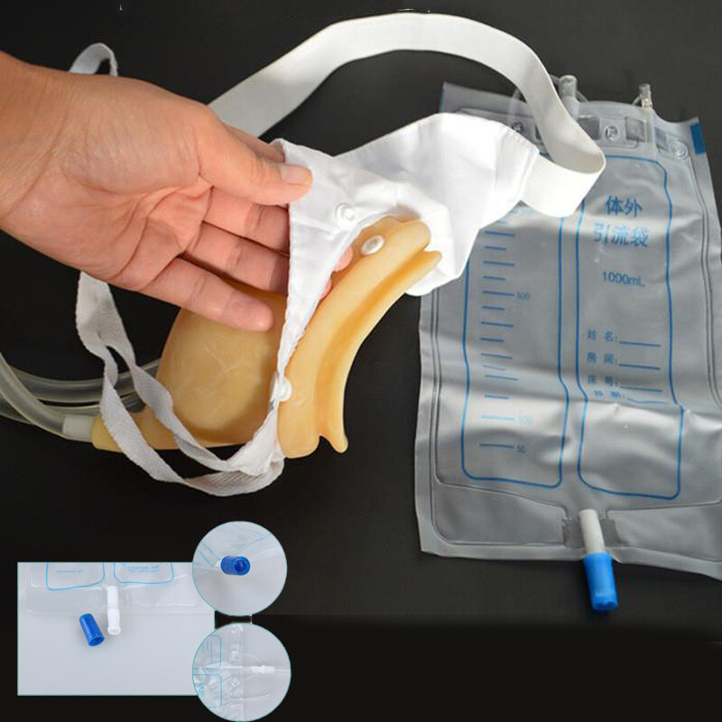 1PC Urine Leg Bag Collector Catheter PORTABLE Female Urinal 1000ml | eBay