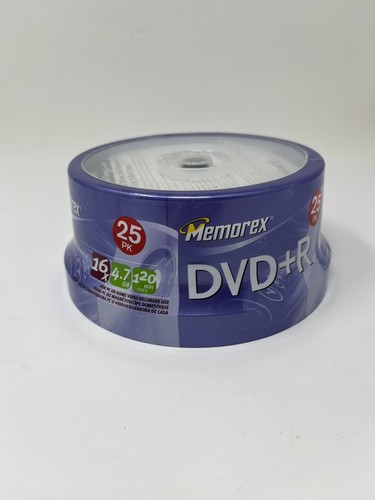 Memorex DVD+R Writable Discs 25-Pk NEW SEALED | eBay