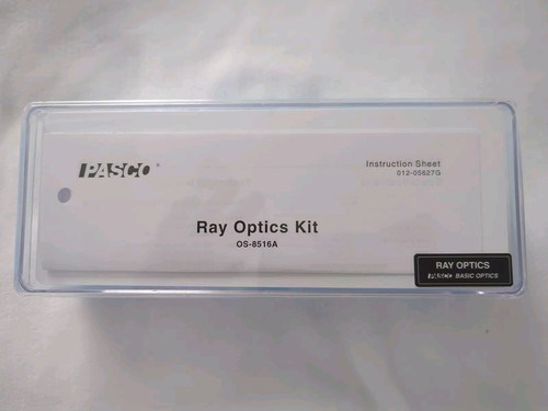 Pasco Scientific Basic Optics Ray Optics Kit OS-8516A New in Box Free ...