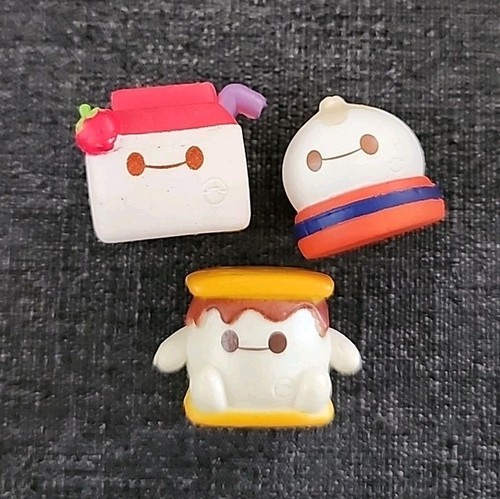 Exclusive Disney Munchlings BAYMAX Lot Mini Munch: Rare Milk, Bao Bun ...