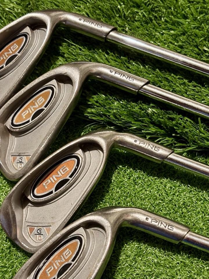 Ping G10 Irons 5, 6, 8, 9 (4-Iron Set) Black Dot DG TT Shafts, Stiff ...