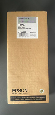 Genuine Epson Ink - T5967 LIGHT BLACK / STYLUS PRO 7890 7900 9890 9900 ...