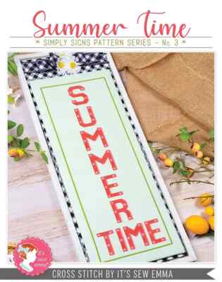 Its Sew Emma Pattern - SIMPLE SIGNS - SUMMERTIME | eBay