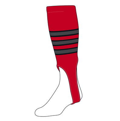 TCK Baseball Stirrups Large (300D, 7in) Red, Black, Graphite | eBay