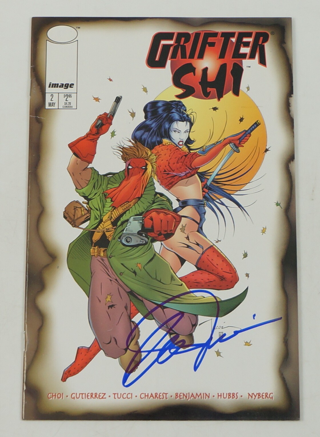 Grifter/Shi #2 FN signed by William Tucci - Wildcats - Brandon Choi ...