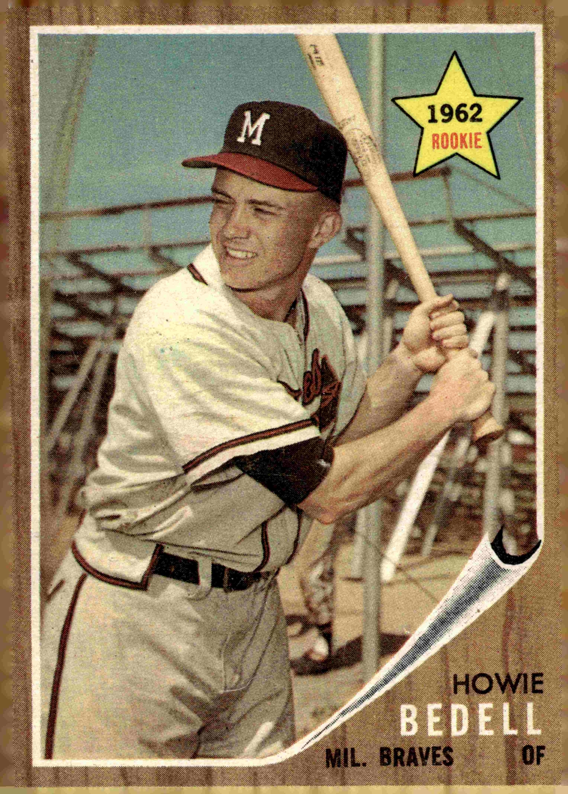 1962 Topps Howie Bedell #76 - Milwaukee Braves | eBay
