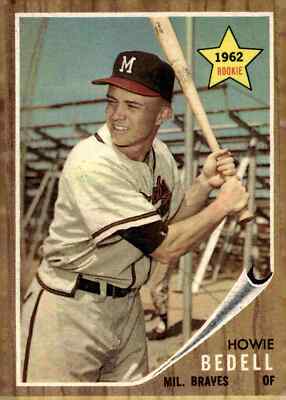 1962 Topps Howie Bedell #76 - Milwaukee Braves | eBay