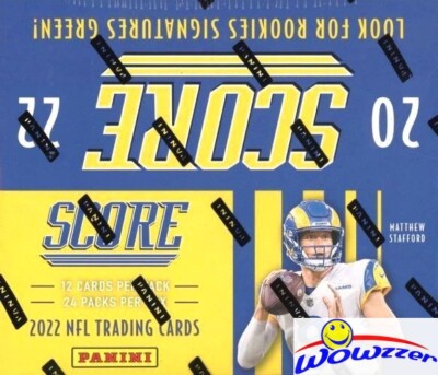 2022 Panini SCORE Football MASSIVE 24 Pack Factory Sealed Retail Box ...