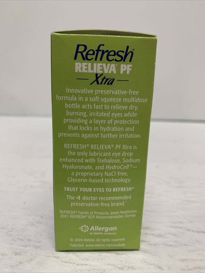 REFRESH RELIEVA Lubricates and Protects- 0.33oz Exp1025 #101 | eBay