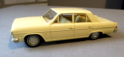 1965 AMC RAMBLER CLASSIC- DEALER MODEL CAR PROMO-JOHAN AMC- 8" VINTAGE ...