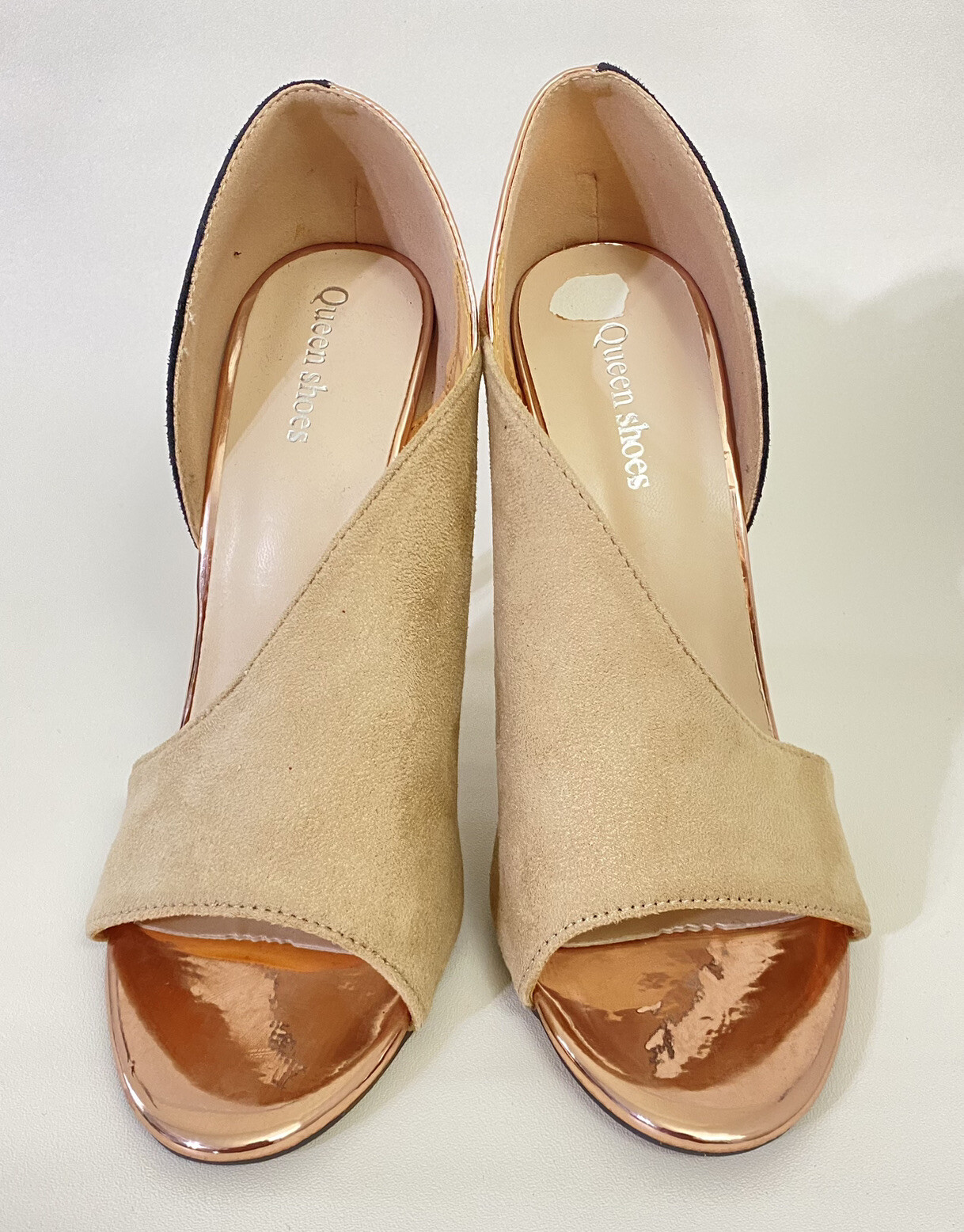 Queen Shoes Open Toe Side Cut Pumps Womens Stilettos 9 / 39 | eBay