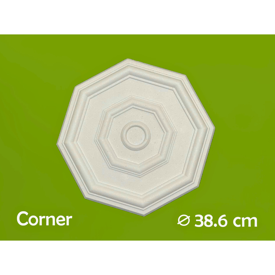 Polystyrene Ceiling Rose 40-70cm Lightweight Decorative Medallion for ...