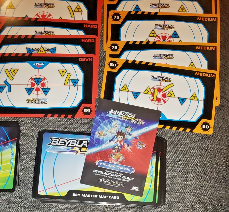 Beyblade Burst Bey Master Map Competition Arena Game Replacement Deck ...