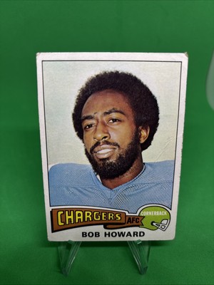 1975 Topps NFL Bob Howard #37 San Diego Chargers | eBay