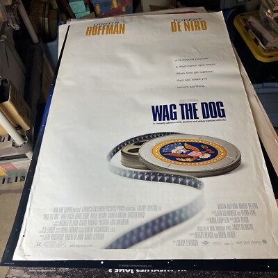 2 Sided Poster "Wag The Dog" Original One Sheet Dustin Hoffman Robert ...