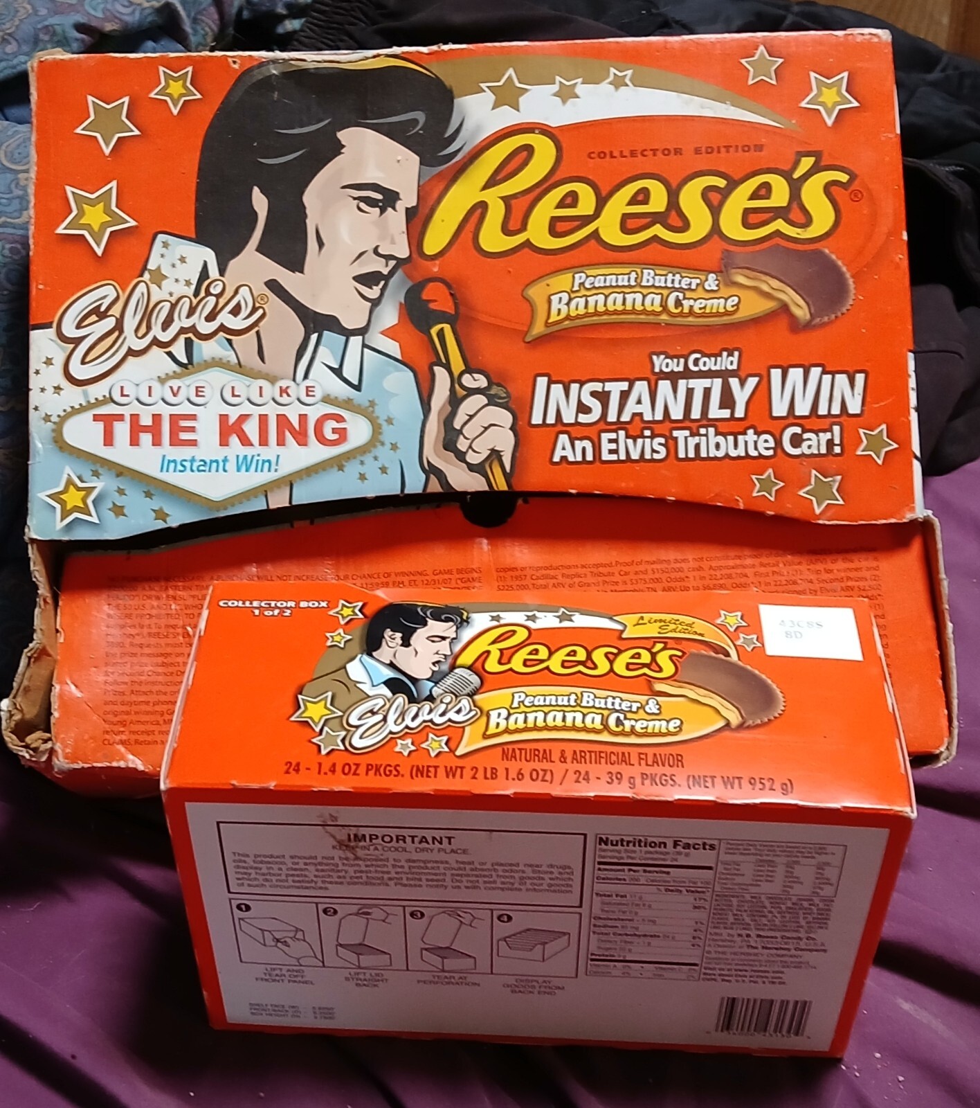 Reese's Peanut Butter Banana Creme Elvis Presley Store Display - 2007 ...