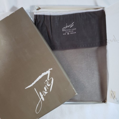 Hanes 415M 10M 1 Pair Stocking Quicksilver Reinforced Sheer VTG NOS | eBay