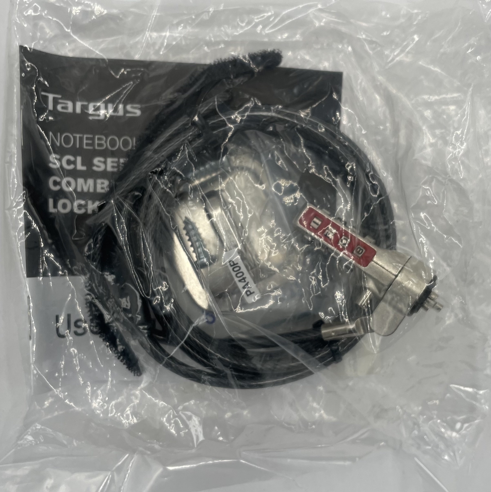 Targus PA410S Defcon CL T-Lock Serialized Combo Cable Lock | eBay