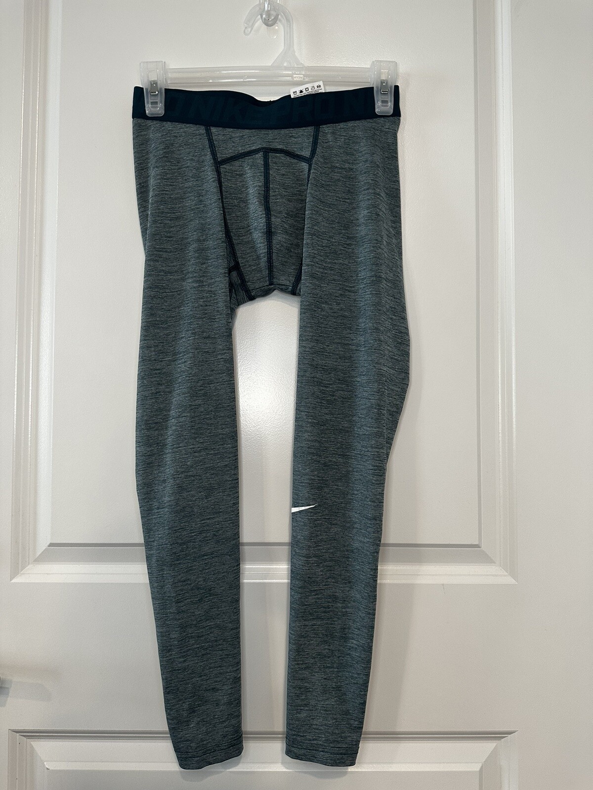 Nike Pro Dri Fit Compression Mens Tights Small Teal G… - Gem