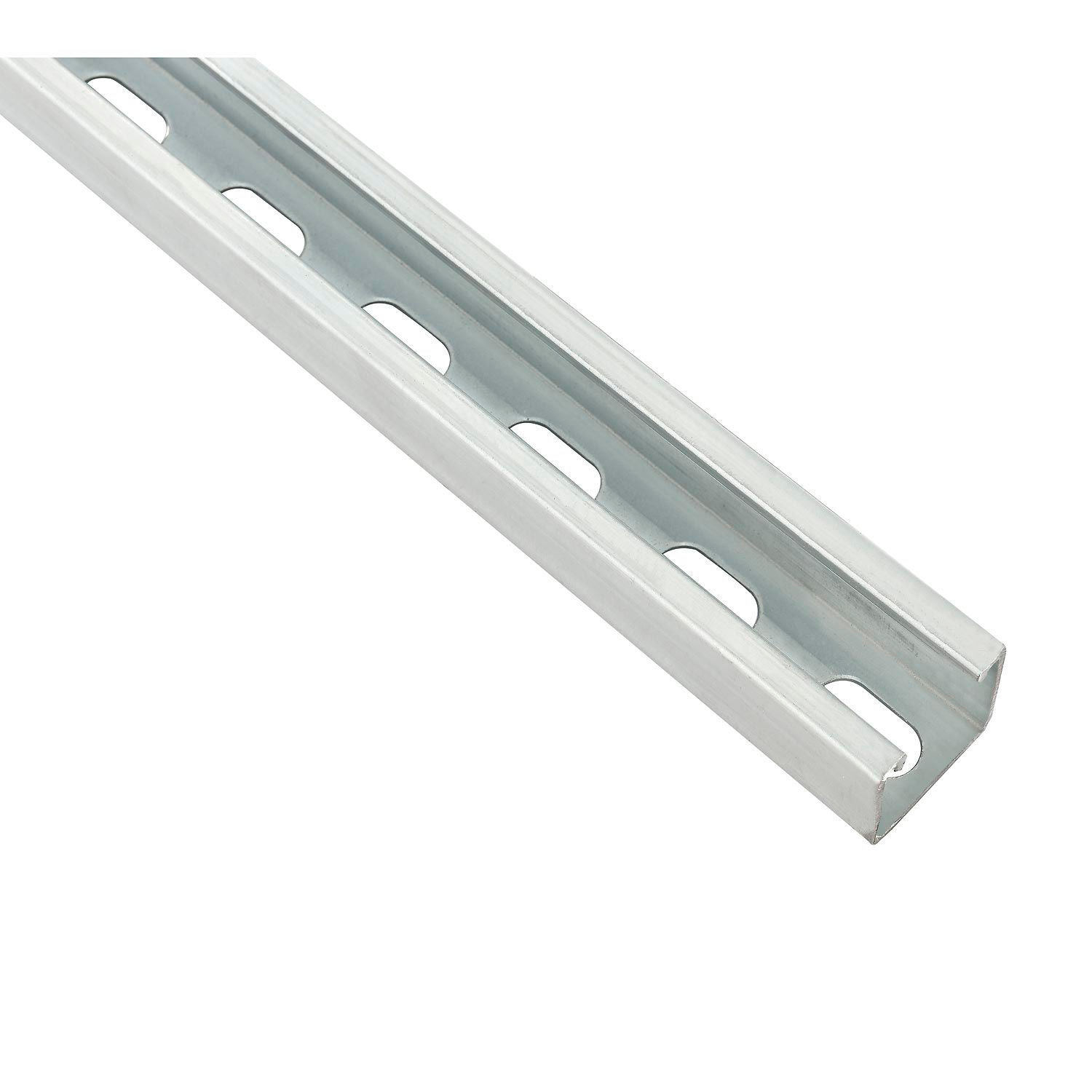 Slotted Channel 12 Gauge Pre-Galvanized Zinc Plated 1-5/8" x 1-5/8" x 8 ...