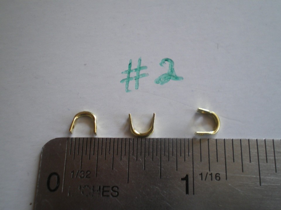 250 PCS. BRASS EASY SPIN CLEVISES SIZE #2, MAKE IN LINE SPINNERS | eBay