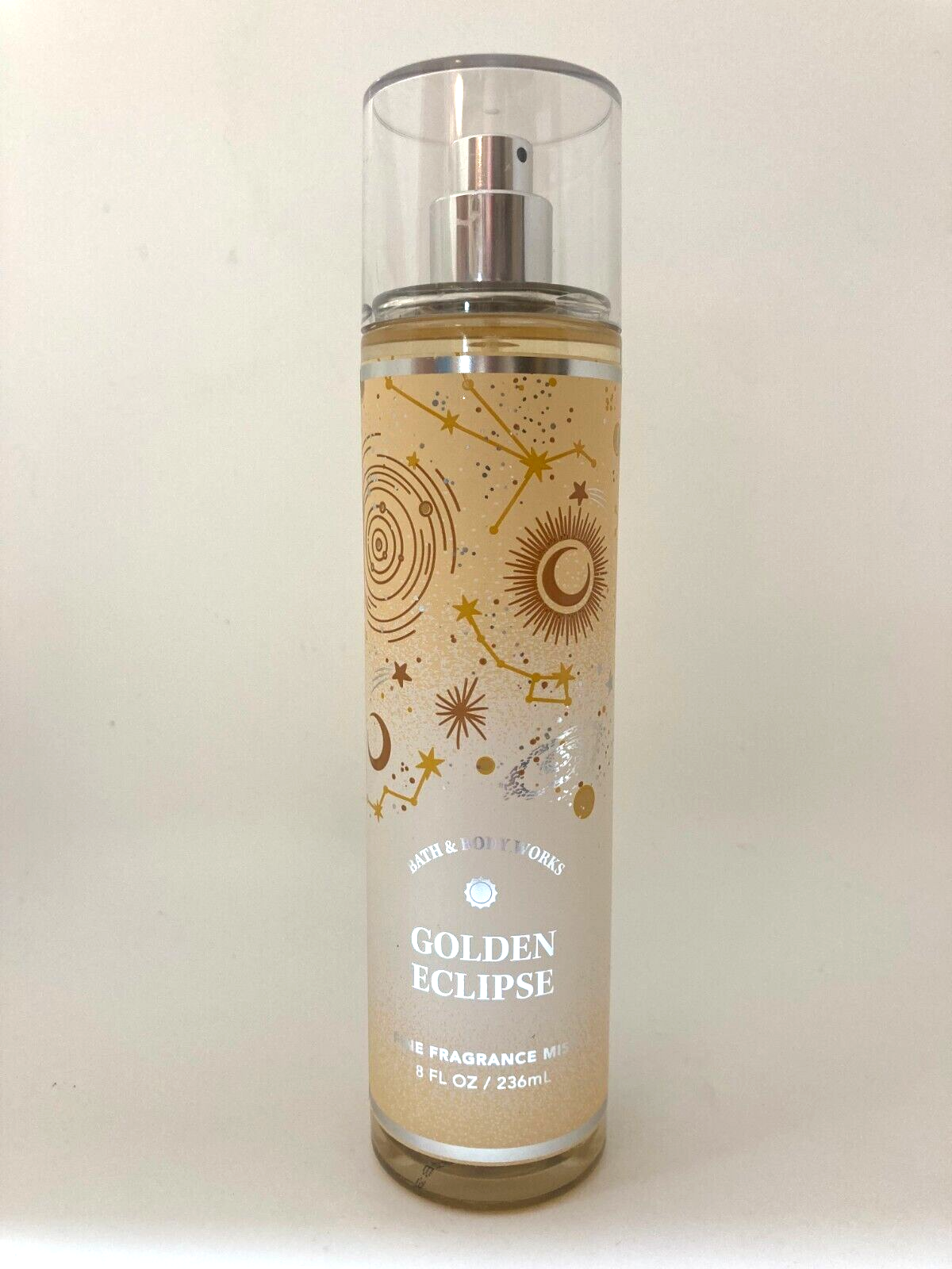 Bath & Body Works Golden Eclipse Fine Fragrance Mist Spray Splash 8 oz ...