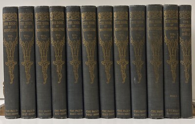 Book of Knowledge Grolier 11 Volumes 1911-12 Vols 4, 6-13, 16, 20 ...