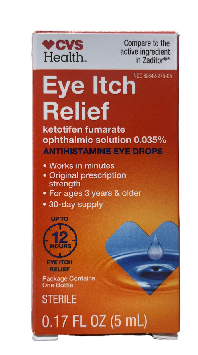 CVS Health Eye Itch Relief 0.17oz Exp 01/2024 for sale online | eBay