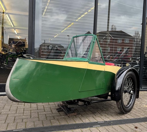 c.1936 SWALLOW LAUNCH SIDECAR / CHAIR / OUTFIT * BSA TRIUMPH NORTON AJS ...