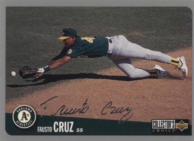 1996 Upper Deck Collector's Choice - Fausto Cruz #641 Silver Foil ...