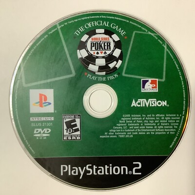 World Series of Poker PS2 Sony PlayStation 2 Disc Only | eBay